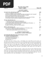 Gulmohar Answer Key Class 8 | PDF