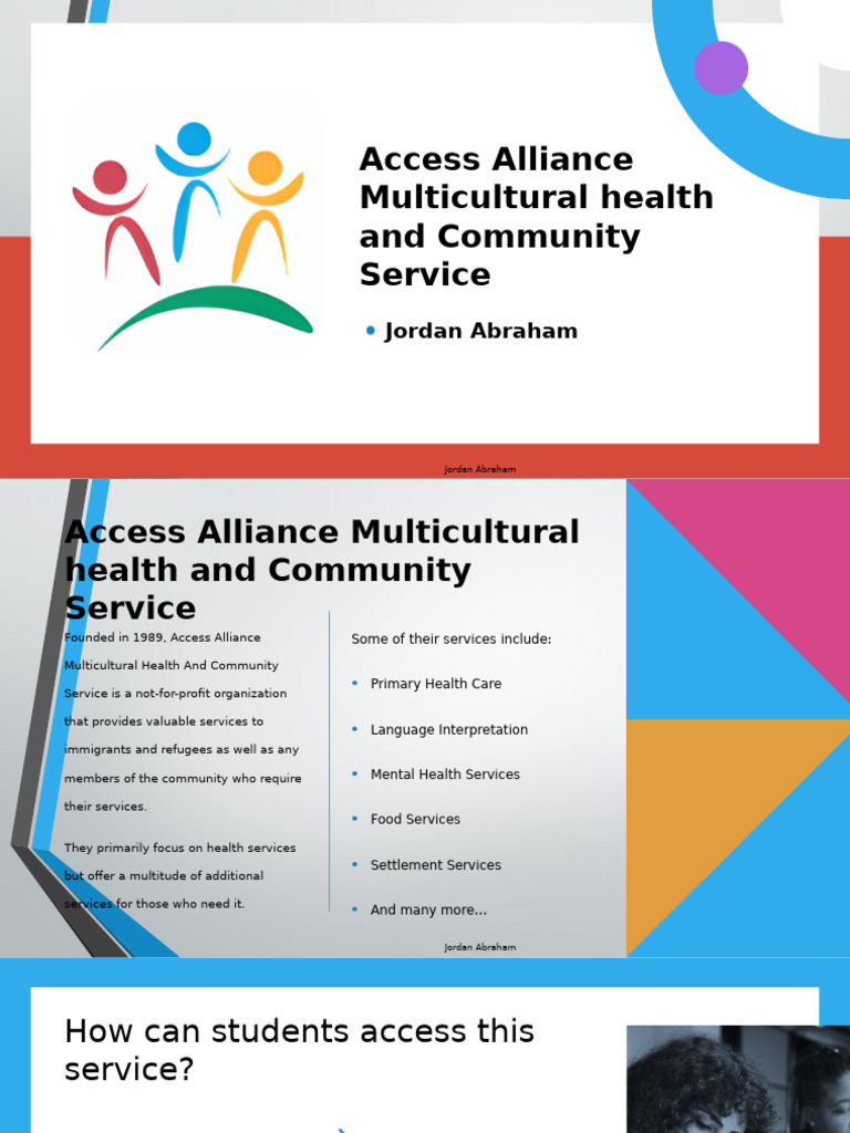 Access Alliance Multicultural Health and Community Service Group ...