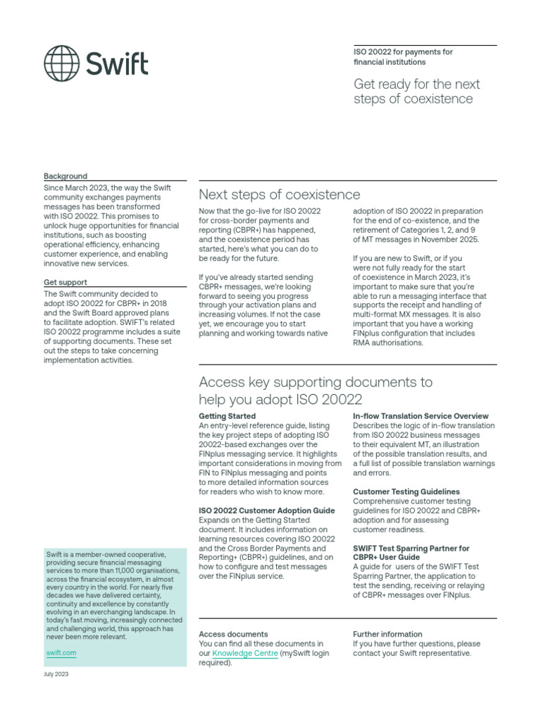 Iso 20022 Guide | PDF | Computing