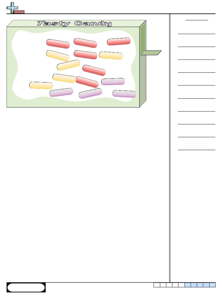 Candy Probability Worksheet Answers | PDF | Mathematics | Science