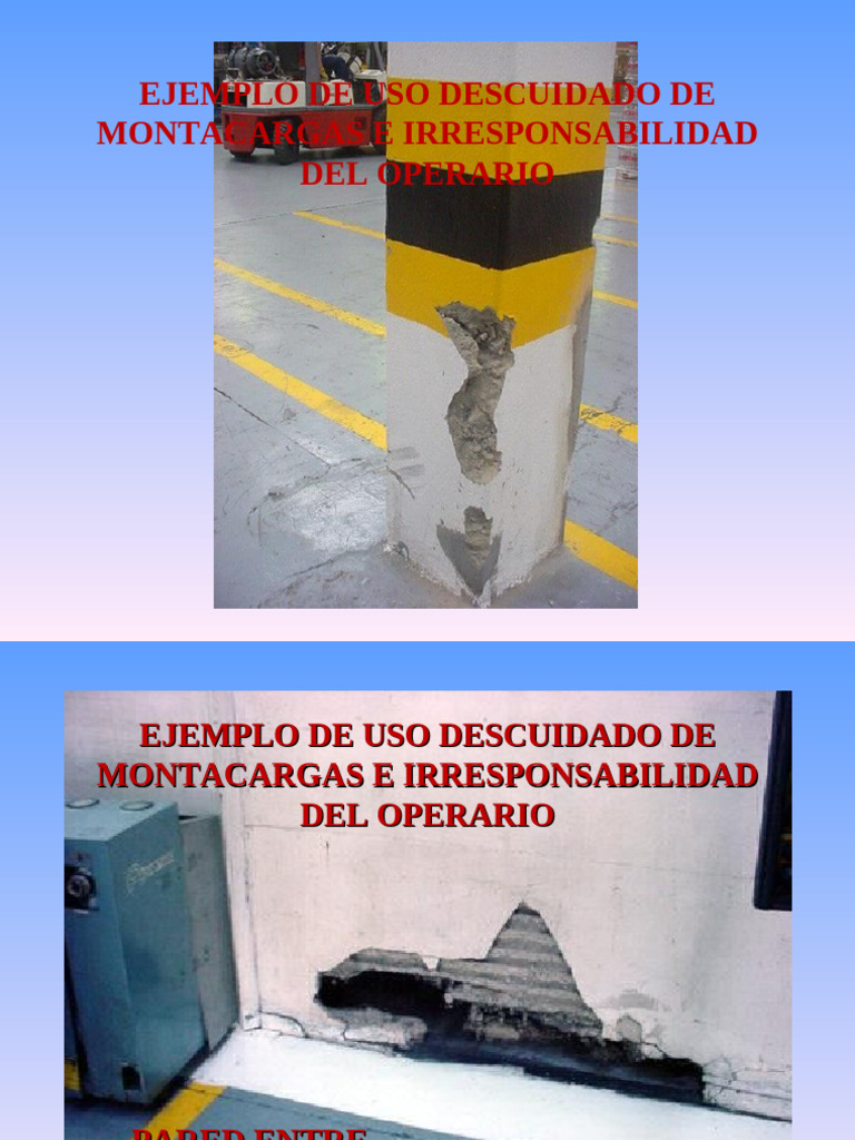 Daños Usando Montacargas.. | PDF Daños Usando Montacargas.. | PDF