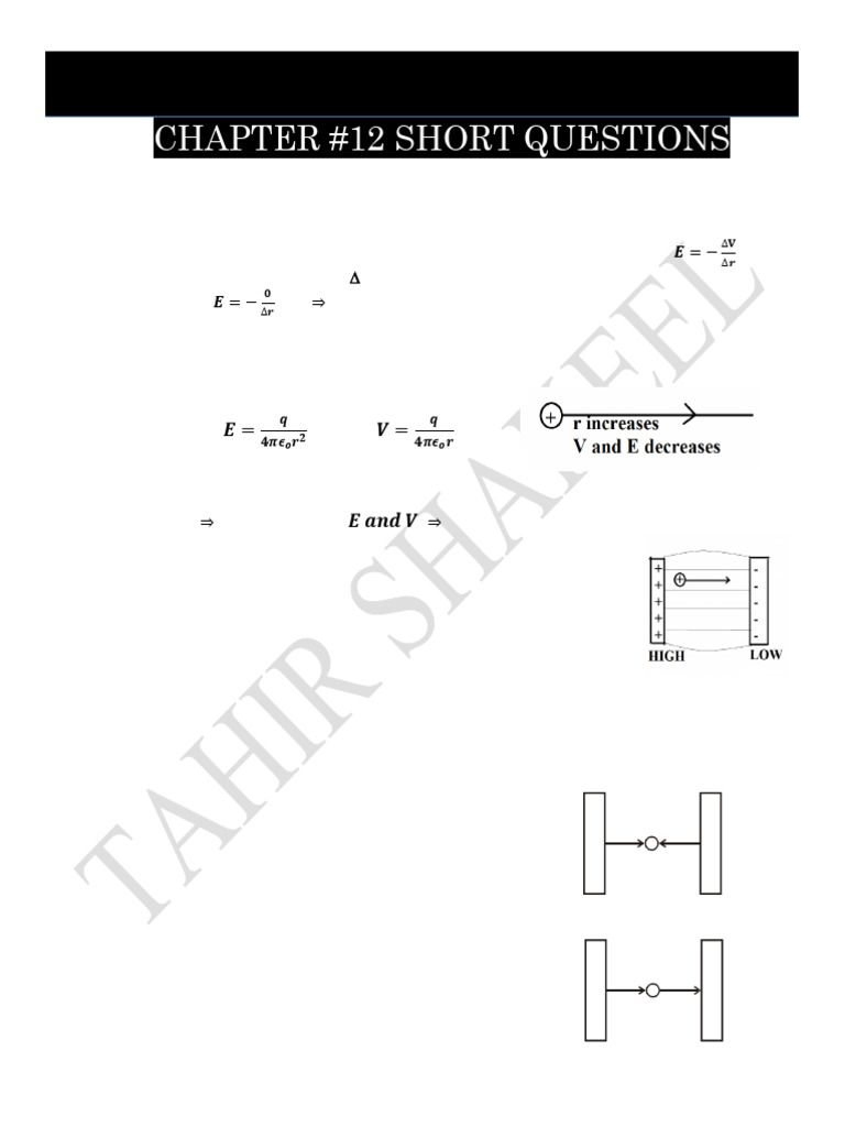 2nd Year 12 To 21 Notes Short Anwser | PDF | Electromagnetic Induction ...