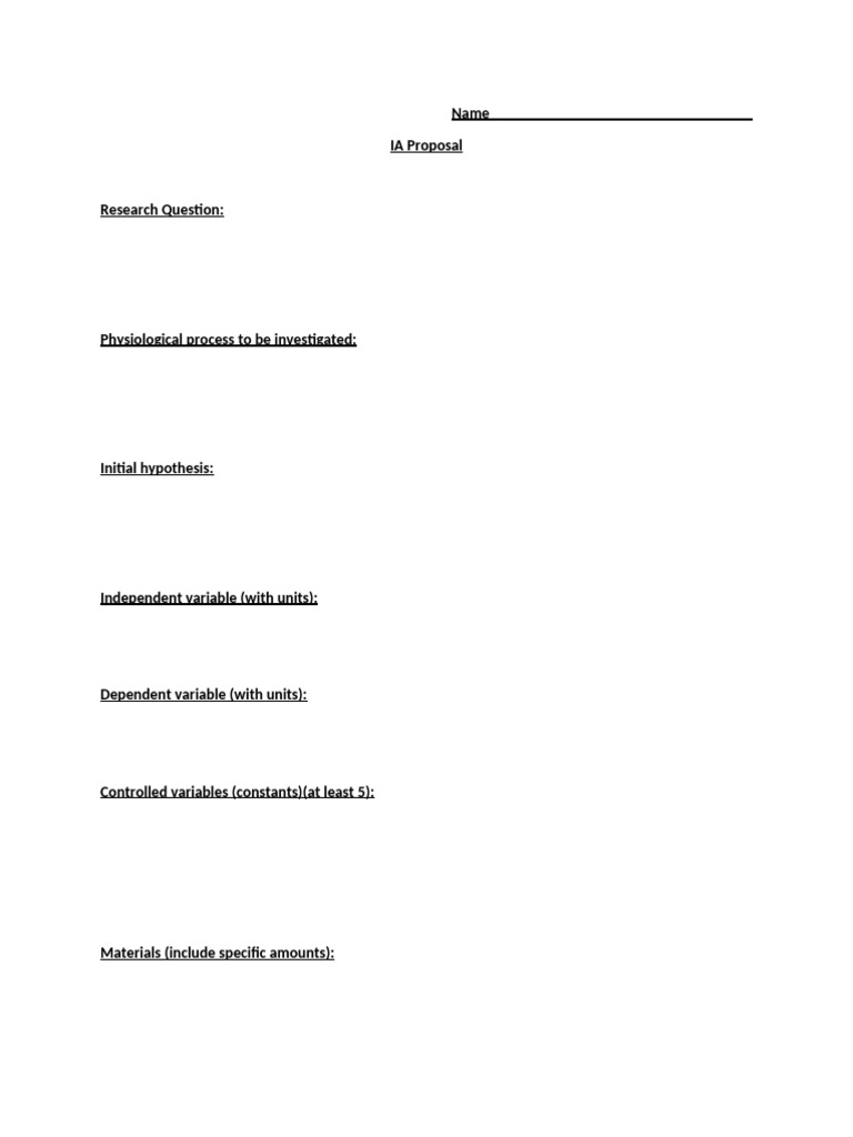 IA Proposal 2024 | PDF