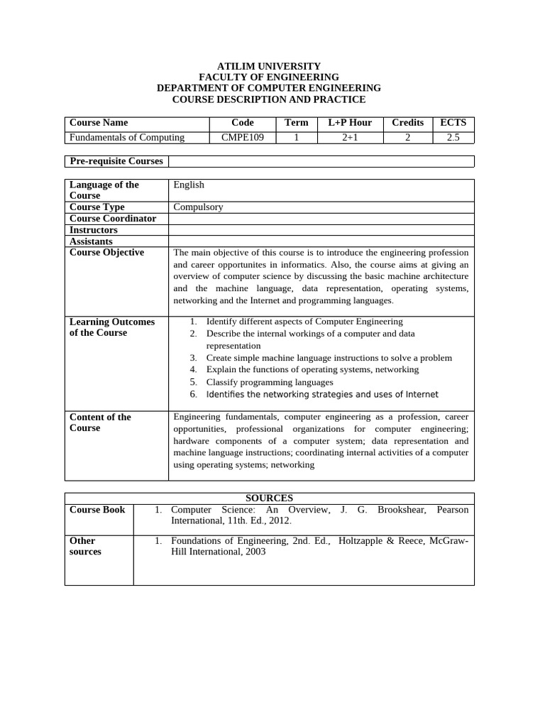 CMPE109 CMPE Bologna (ENG-TR) - 19.09.2022 | PDF | Engineering | Information