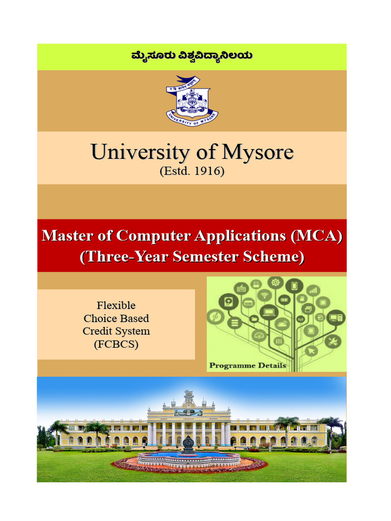 Computer Science Mca 3 Years Syllabus | PDF | Relational Database | Databases