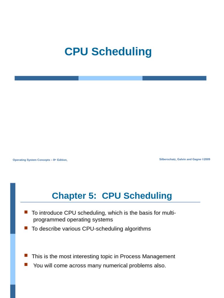 Week 4b | PDF | Scheduling (Computing) | Process (Computing)