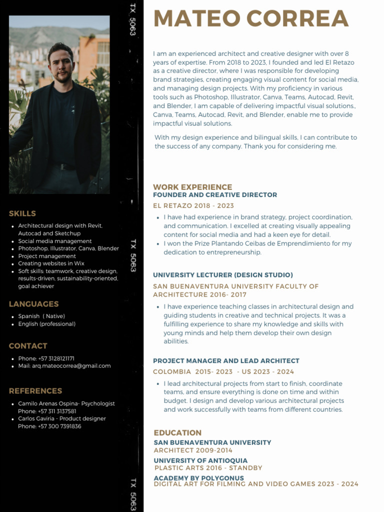 CV Mateo Correa Ruiz en - 20240808 - 135903 - 0000 | PDF | Cognition