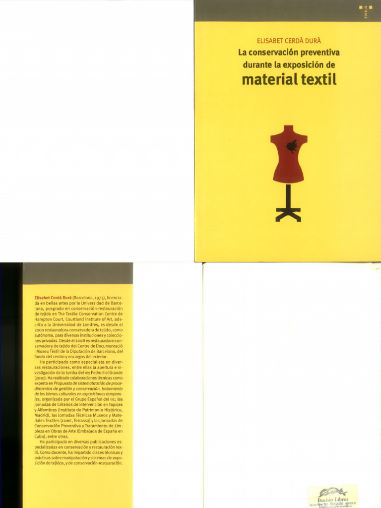 La Conservasion Preventiva Durante La Exposicion de Material Textil - Elisabet Cerda Dura | PDF