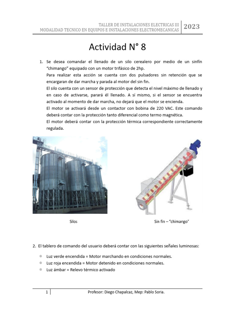 Actividad N 8 Aplicaci-N Relevo T-Rmico | PDF | Tecnología
