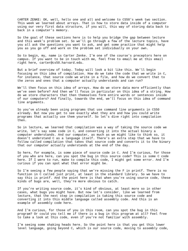 Section 2 Pdf Parameter Computer Programming Integer Computer Science 