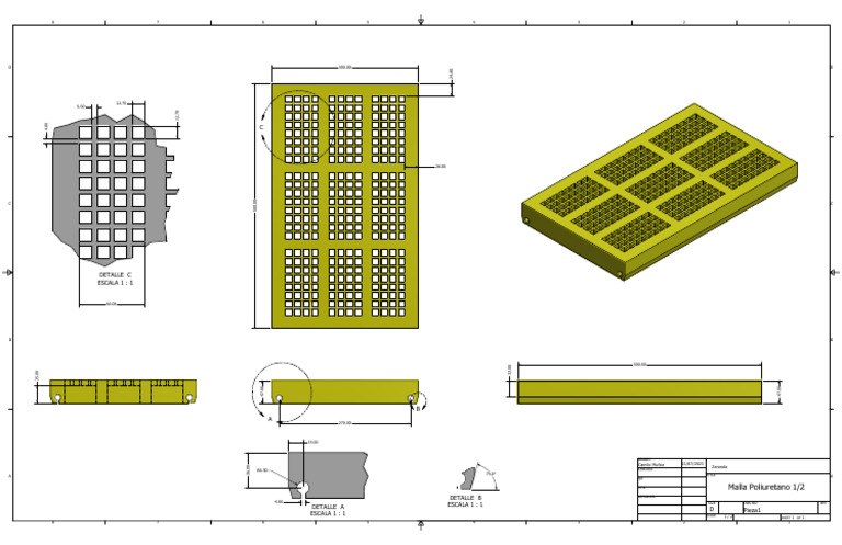 Malla 1 - 2 Zaranda | PDF