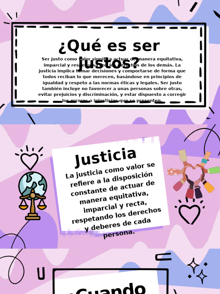¿Qué Es Ser Justos | PDF