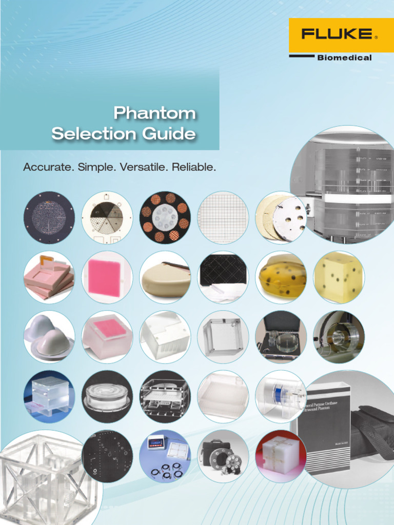 Radiography Phantom Selection Guide | PDF | Ct Scan | Radiography