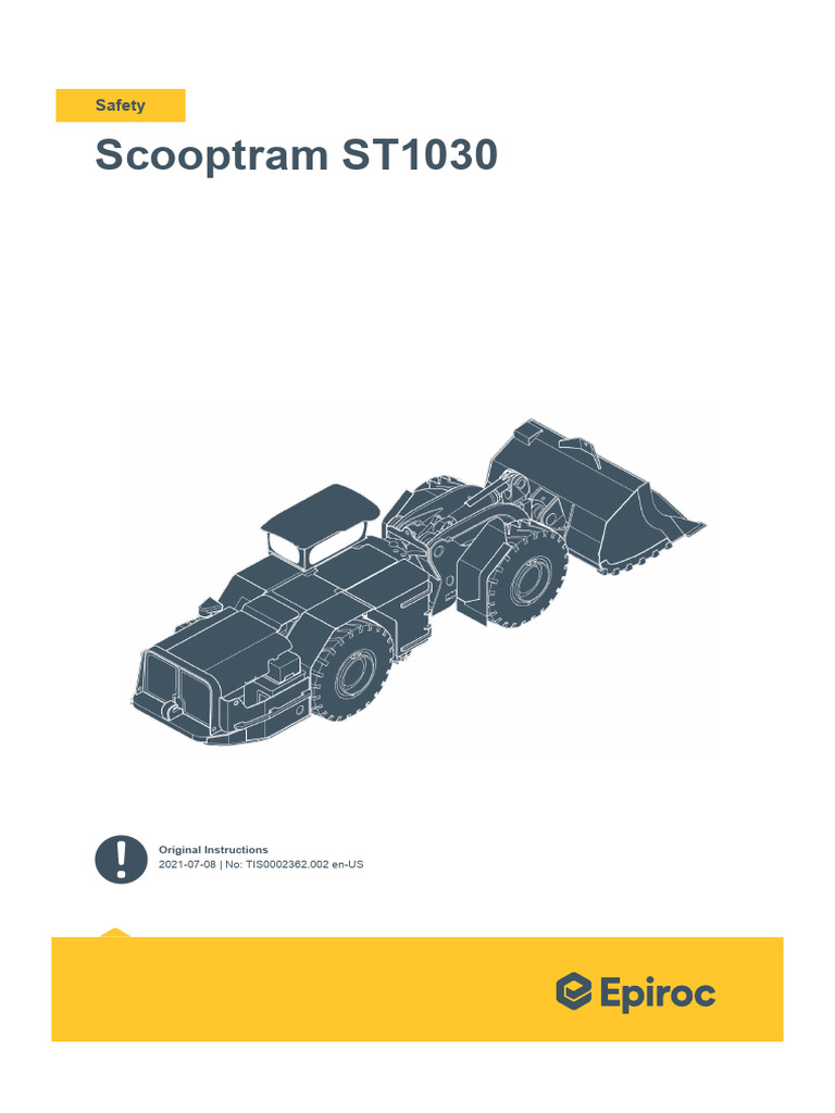 TIS0002362.002 en-US Scooptram ST1030 - Safety | PDF | Hazards
