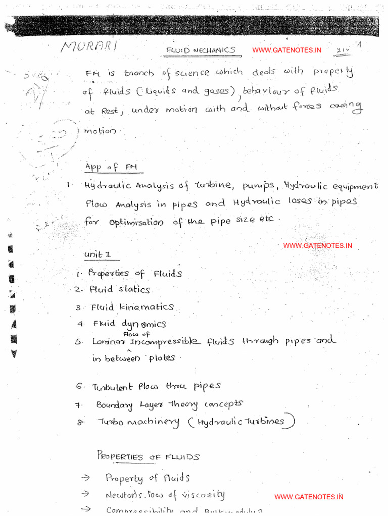 FM-GATE Mechanical Free Notes | PDF