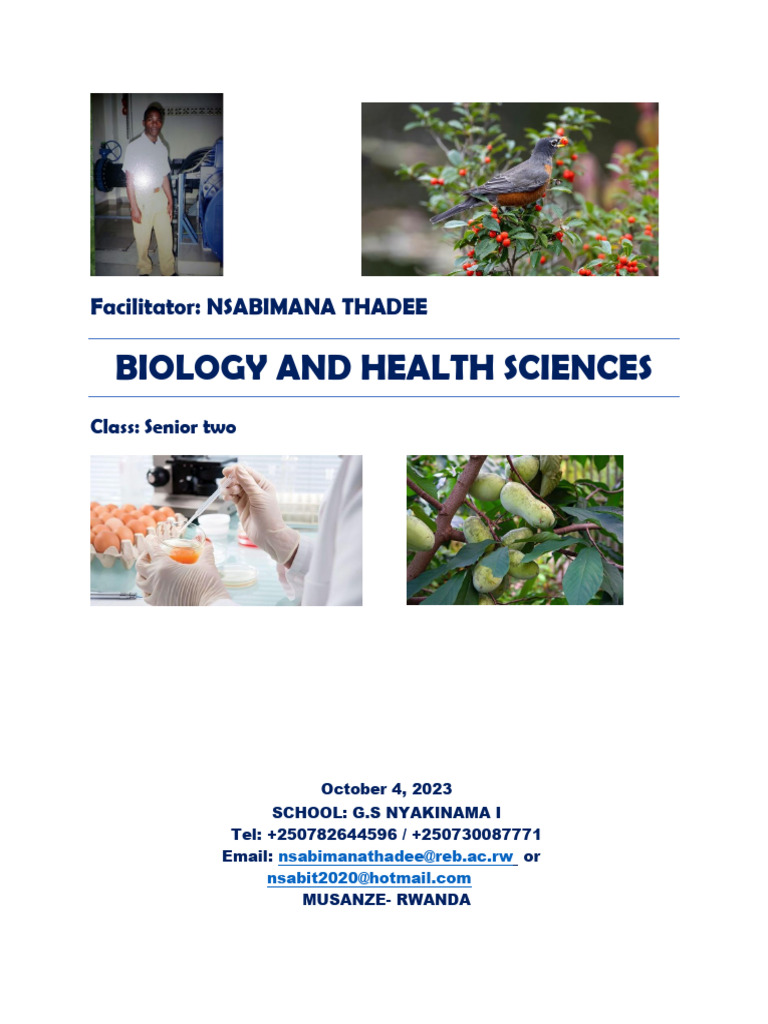 S2 Biology and Health Sciences Updated 2 | PDF | Osmosis | Food Web