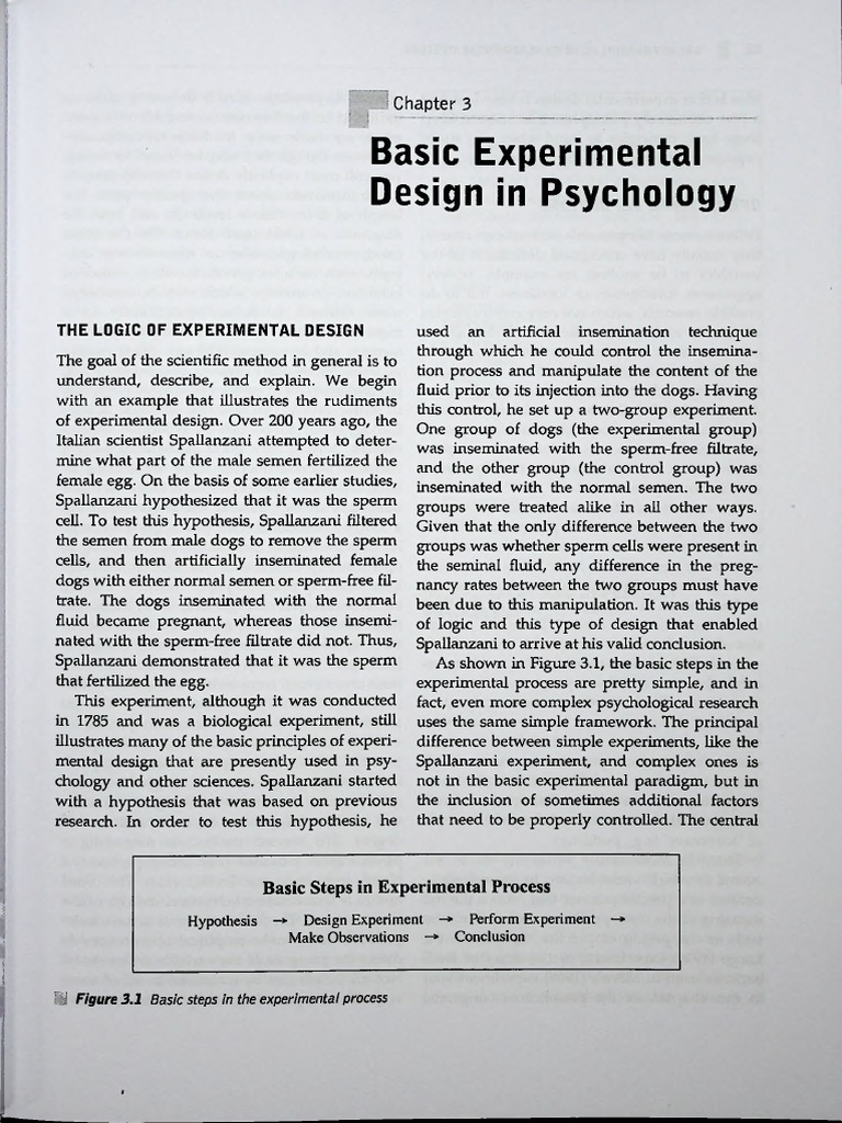 Chap 1 | PDF | Experiment | Psychology