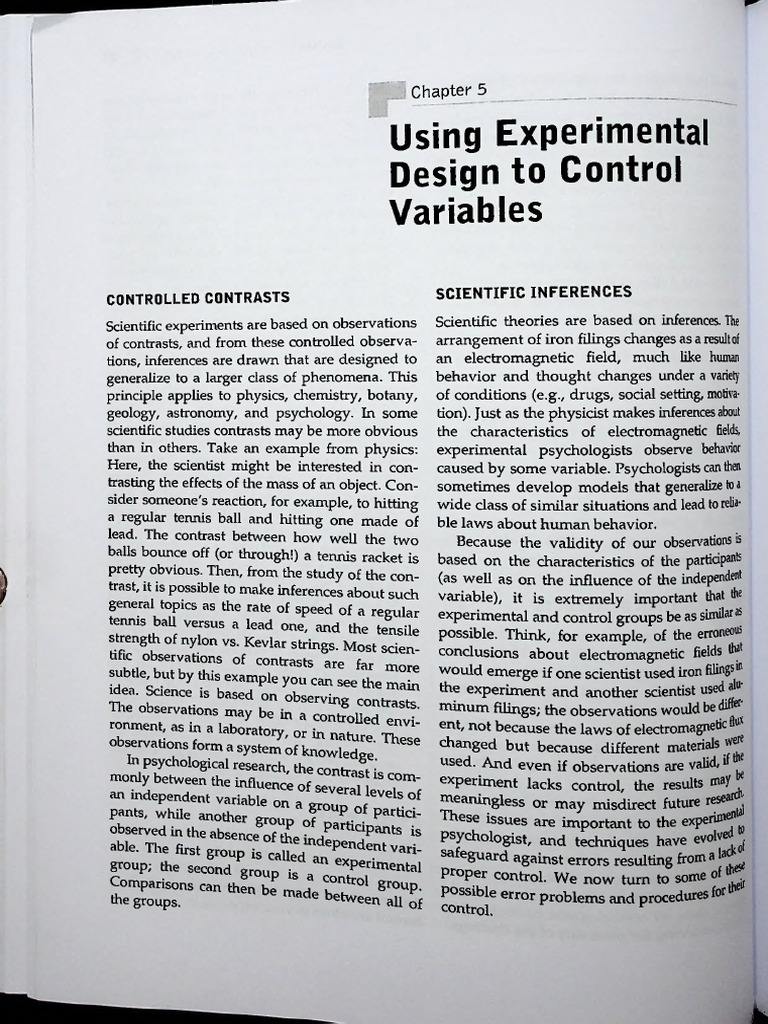 chap 5 | PDF | Physics | Experiment