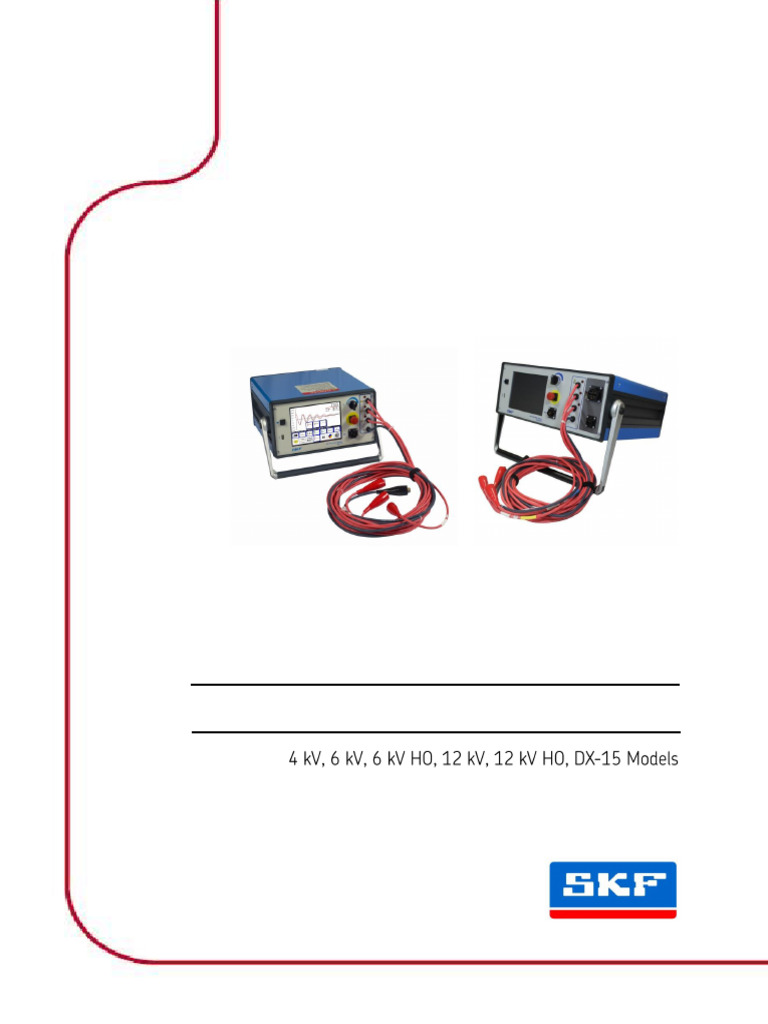 SKF Baker DX Motor Analyzer Manual | PDF | Inductor | Physical Quantities
