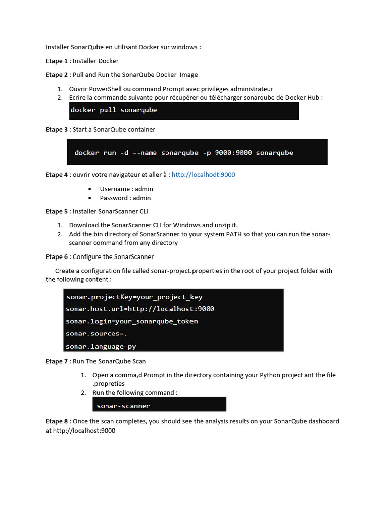 Install Sonarqube | PDF