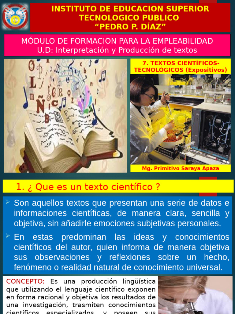 Textos Científico Tecnológicos 2024 II M | PDF | Palabra | Oración ...