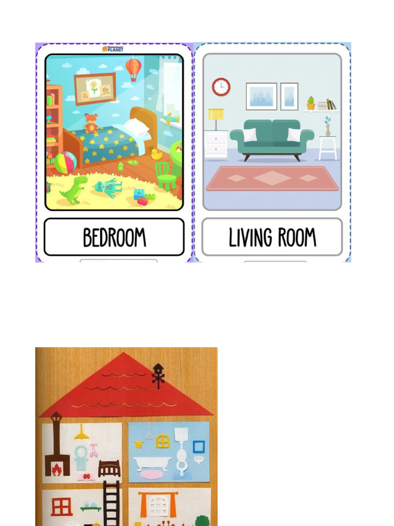 Flashcards Parts of The House | PDF