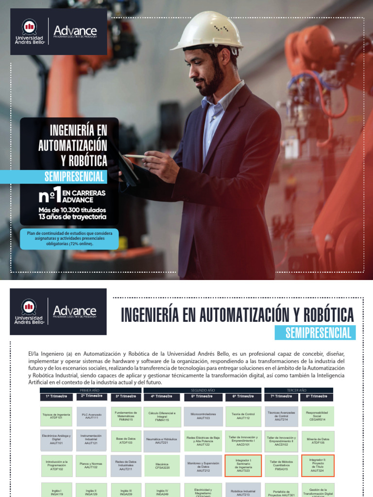 Ing en Automatizacion y Rob | PDF | Ingeniería