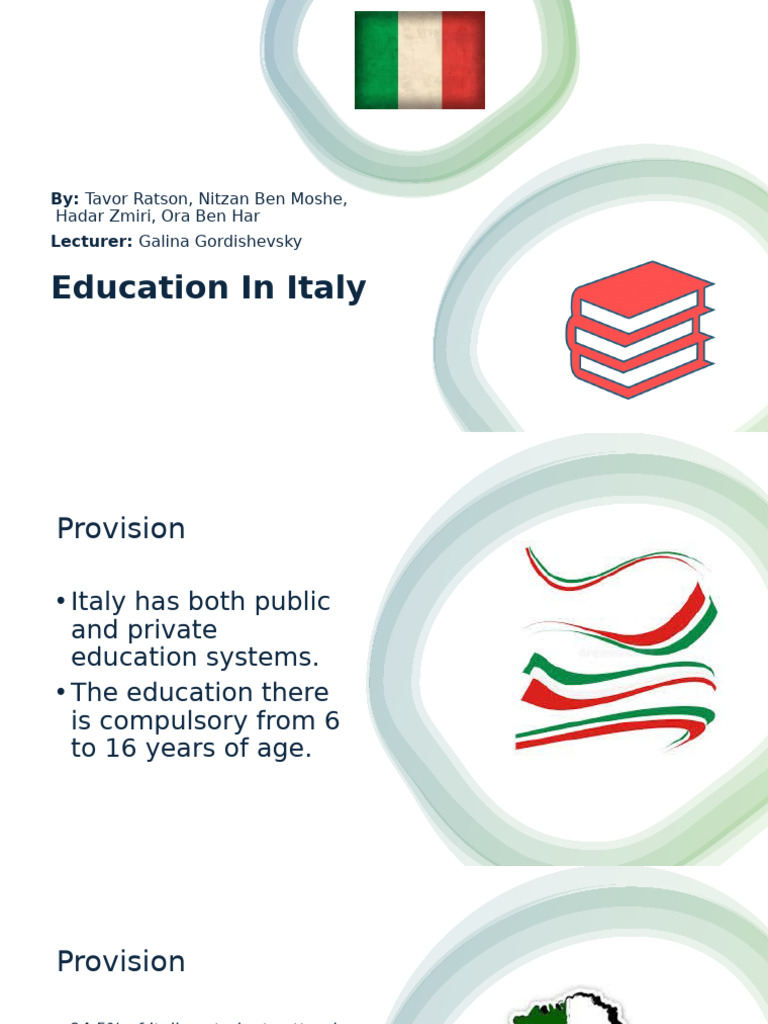 Overview of Education in Italy | PDF | Schools | University