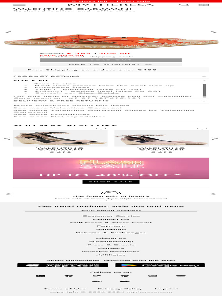 Rockstud Leather and Raffia Slides in Orange - Va | PDF