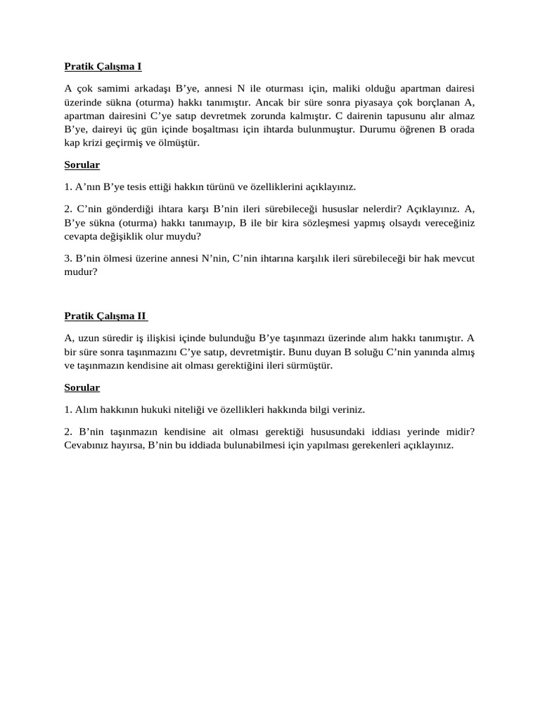 Pratik - Calisma 2 | PDF