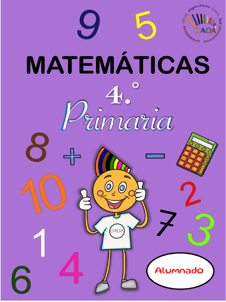 Cuaderno Oaoa 4º Primaria - Muestra | PDF | Matemáticas | Matemática Elemental