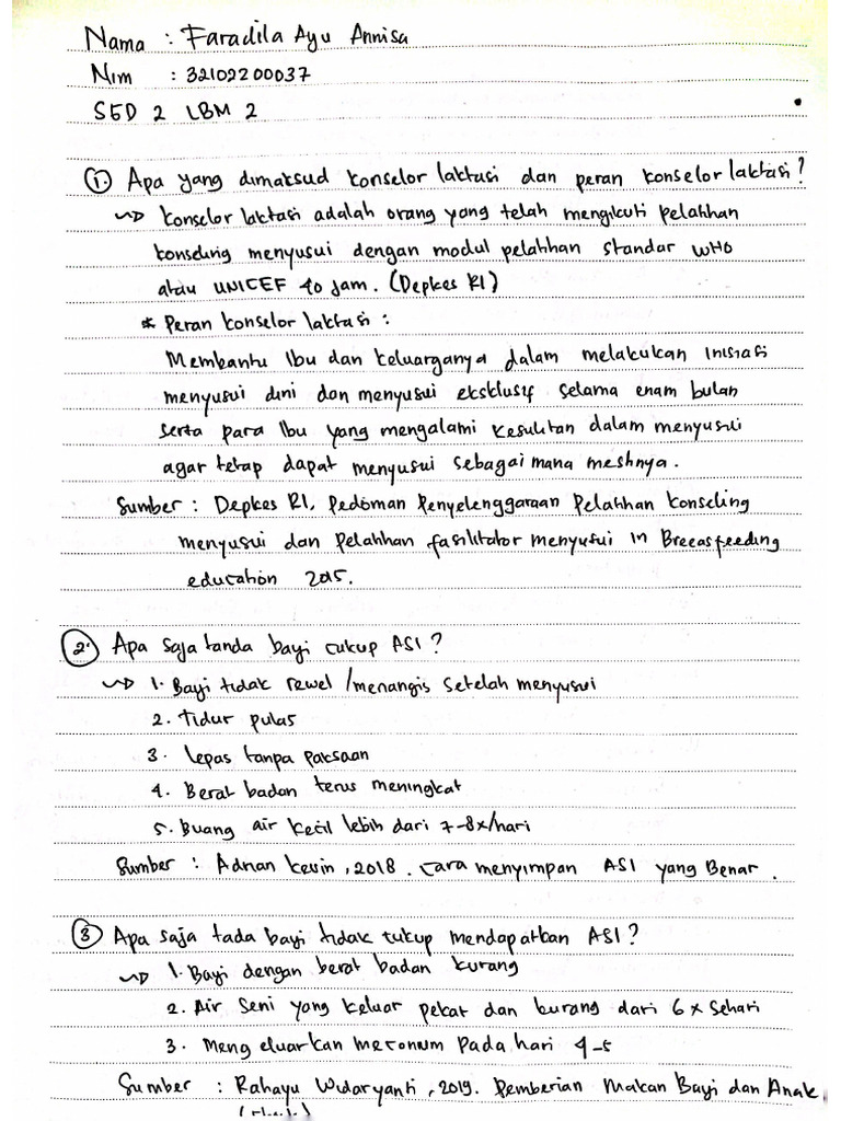 Faradila Ayu Annisa - LBM2 | PDF