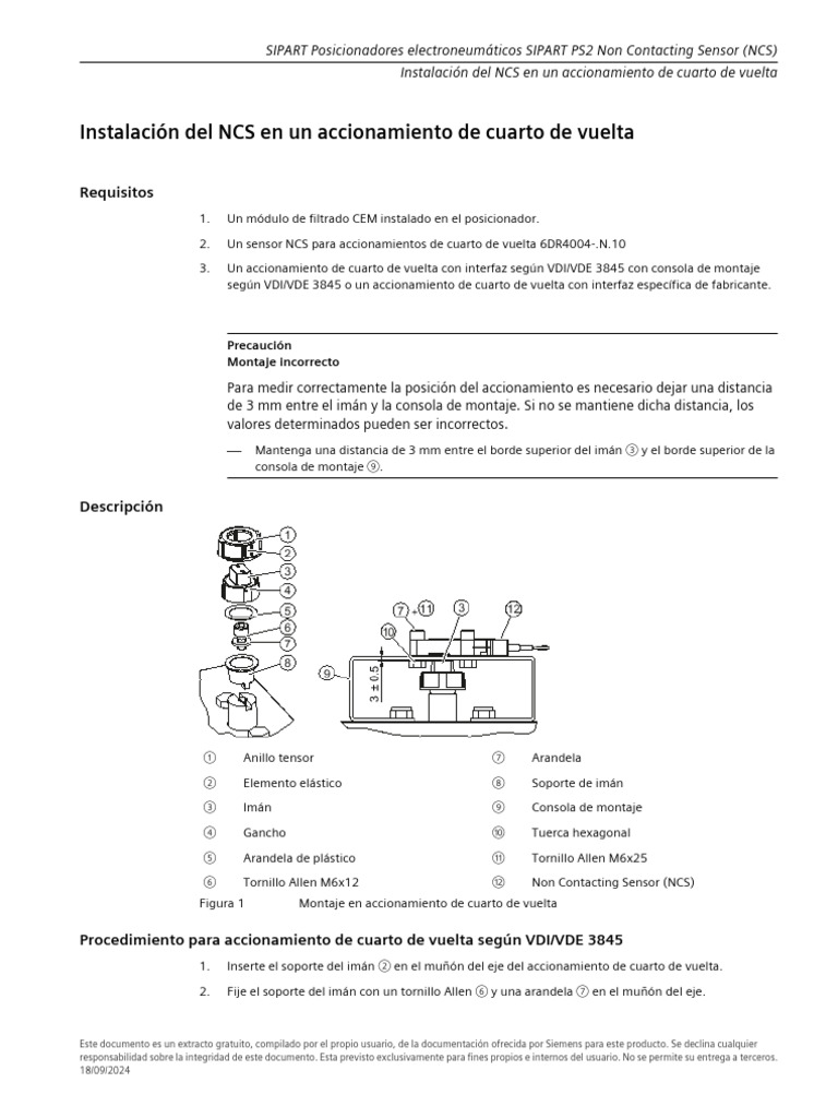 SIPART Posicionadores Electroneumáticos SIPART PS2 Non Contacting ...