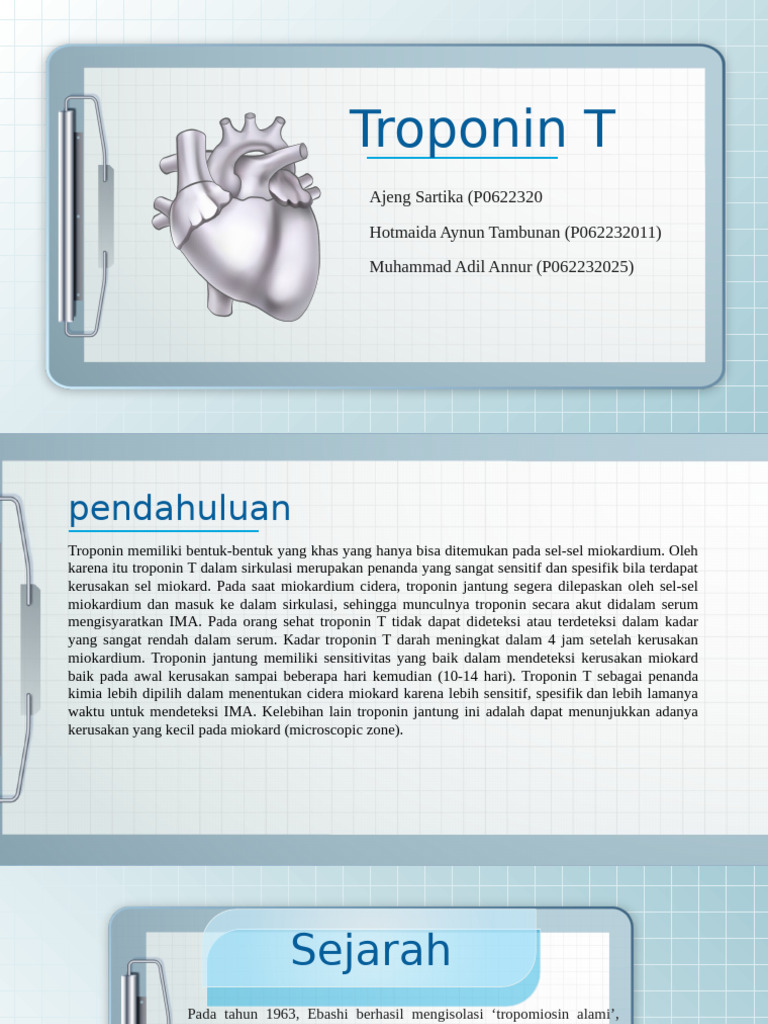Refarat Troponin T | PDF