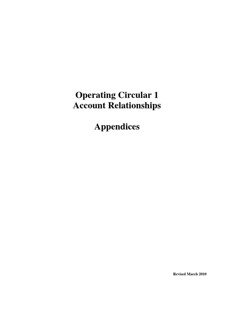 Master Account Agreement Guidelines | PDF | Federal Reserve System | Cheque