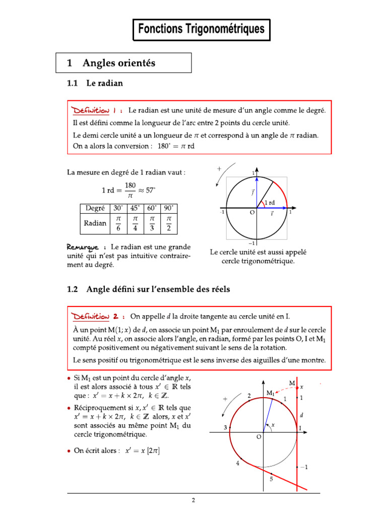 Cours Trigo | PDF