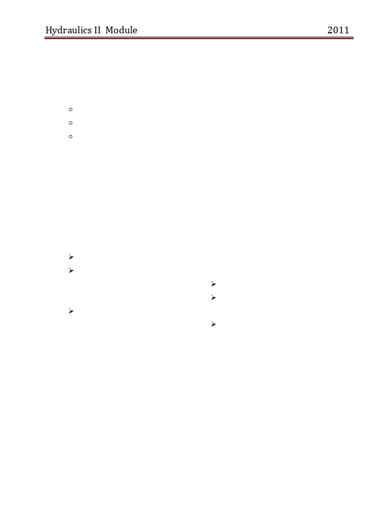 Open channel | PDF | Variable (Mathematics) | Equations