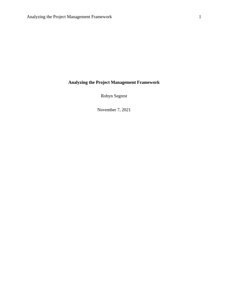 IT511 M1 Assignment Segrest | PDF | Project Management | Software Development Process