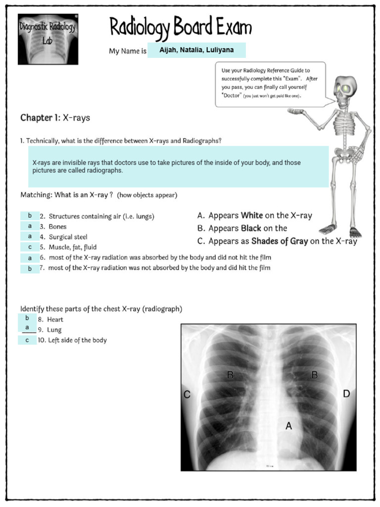 Copy of Radiology Board Exam STUDY GUIDE | PDF | Science & Mathematics