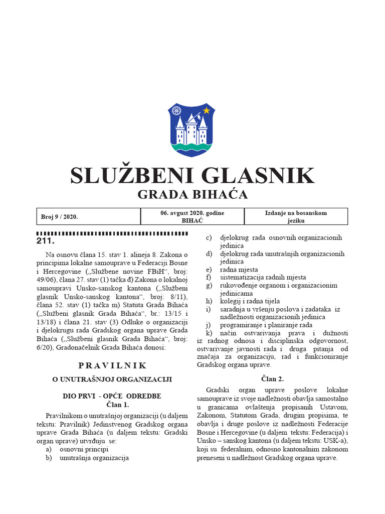 Službeni: Glasnik | PDF