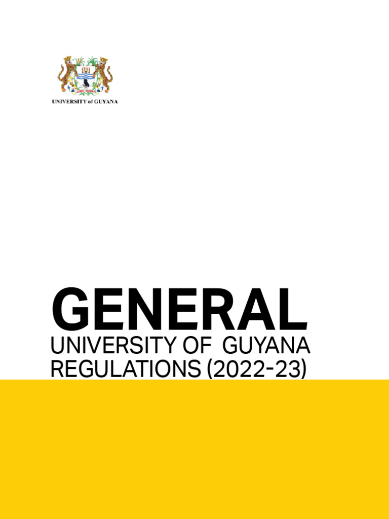 General University Regulation | PDF | Academic Degree | University And ...