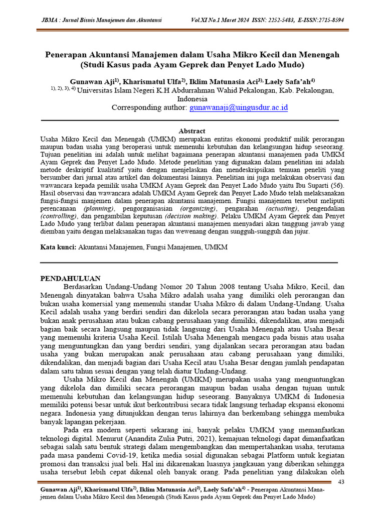 Jurnal Penerapan HPP | PDF | Bisnis