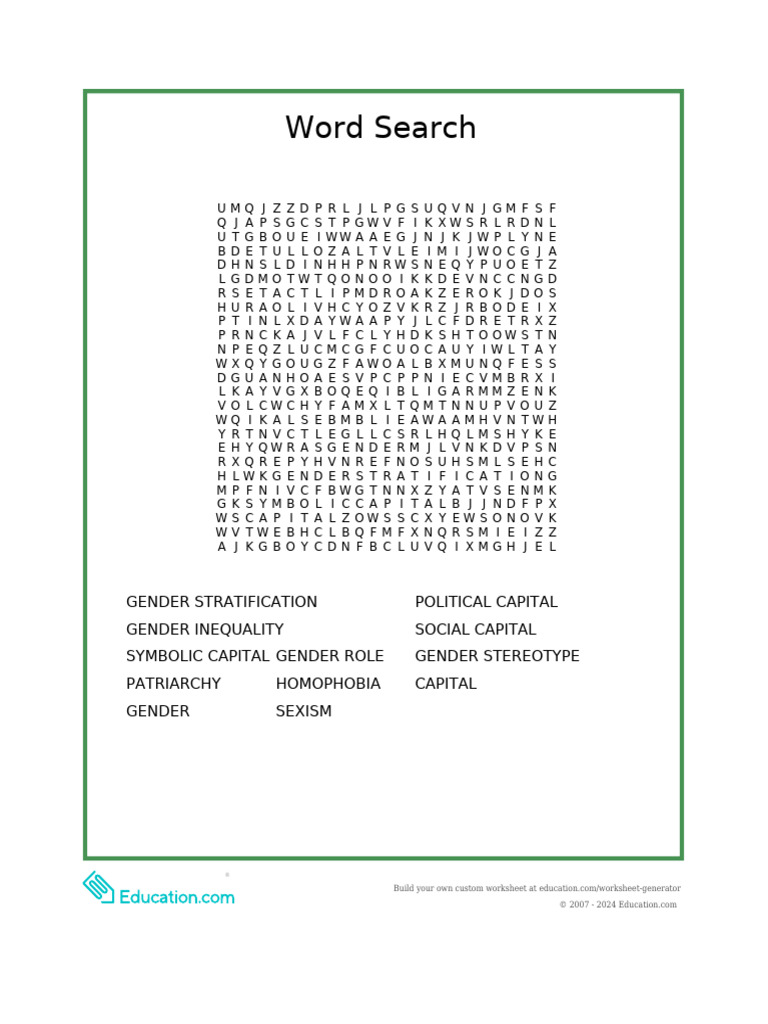 Word Search | PDF