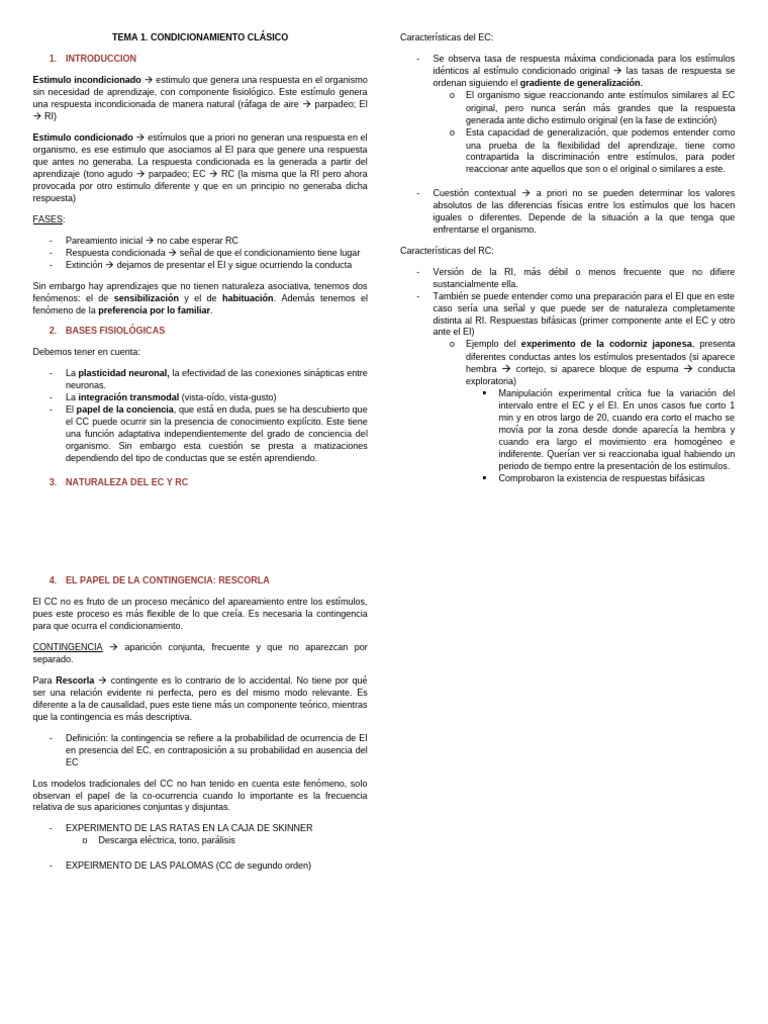Resumen T1 | PDF | Ciencia cognitiva | Conceptos psicologicos