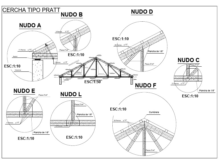 Cerchas Tipo Pratt | PDF