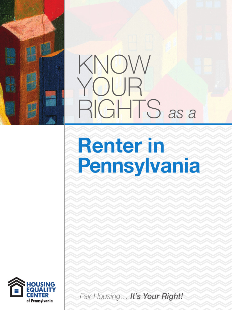 11.18 Digital Copy of Know Your Rights As A Renter in PA 3 | PDF ...