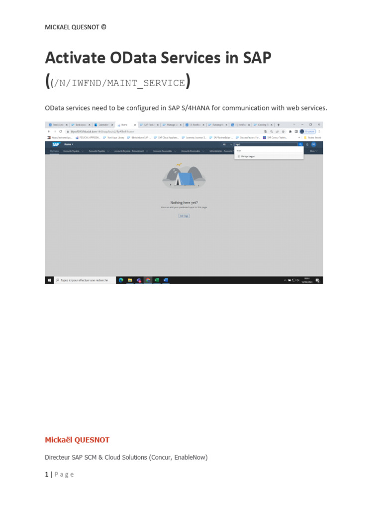 Activate ODATA | PDF | Computer Science | Computing