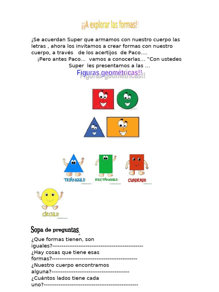 Clase Figuras Geometricas | PDF