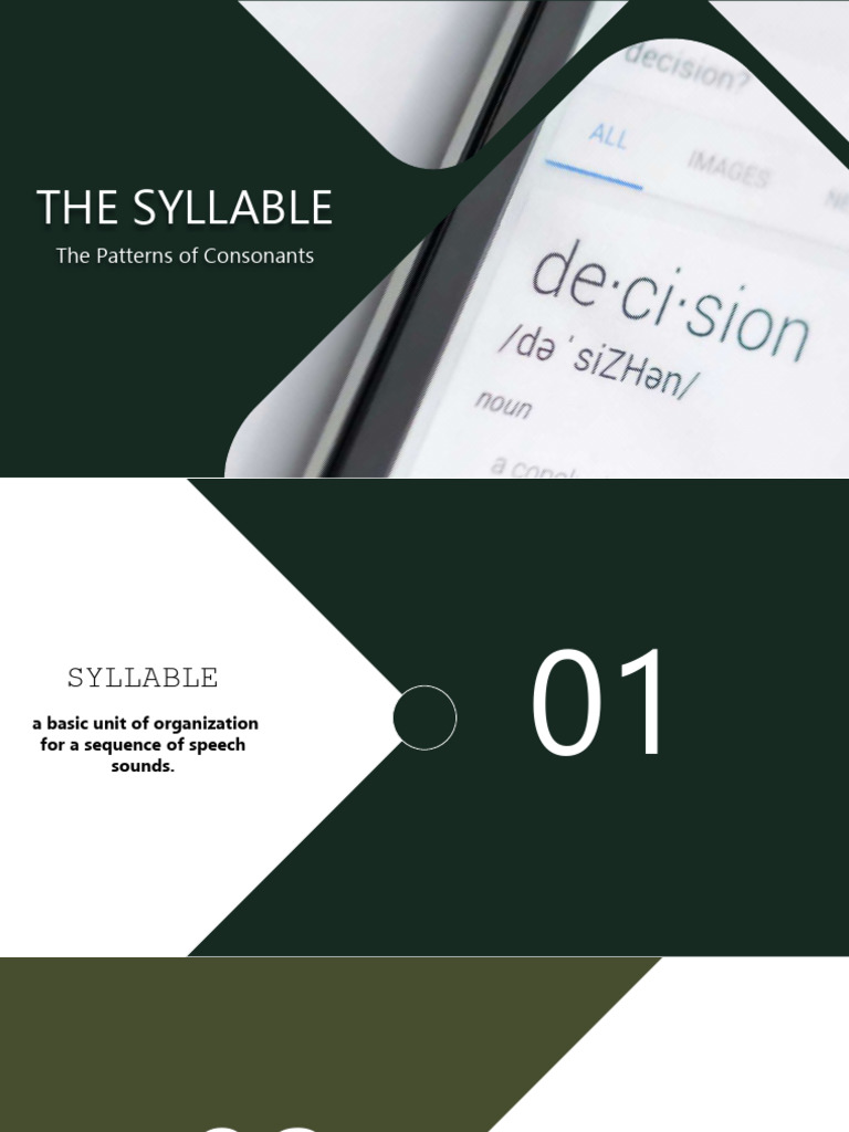 Syllable Structure Guide | PDF | Syllable | Oral Communication