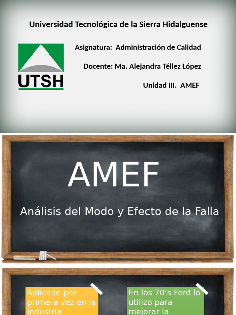 AMEF: Clave en Calidad y Prevención | PDF